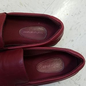 Naturalizer | Shoes | Naturalizer Red Leather Upper 8m Slip On | Poshmark